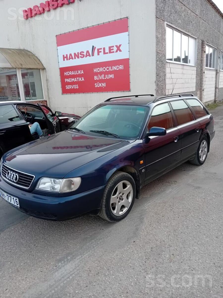 Blue Audi A6 1996 in Rezekne, with an engine capacity of 2.50 L and mileage of 575 thousand km for 2550 €, photo 1 on AUTOMOTO.COM.LV