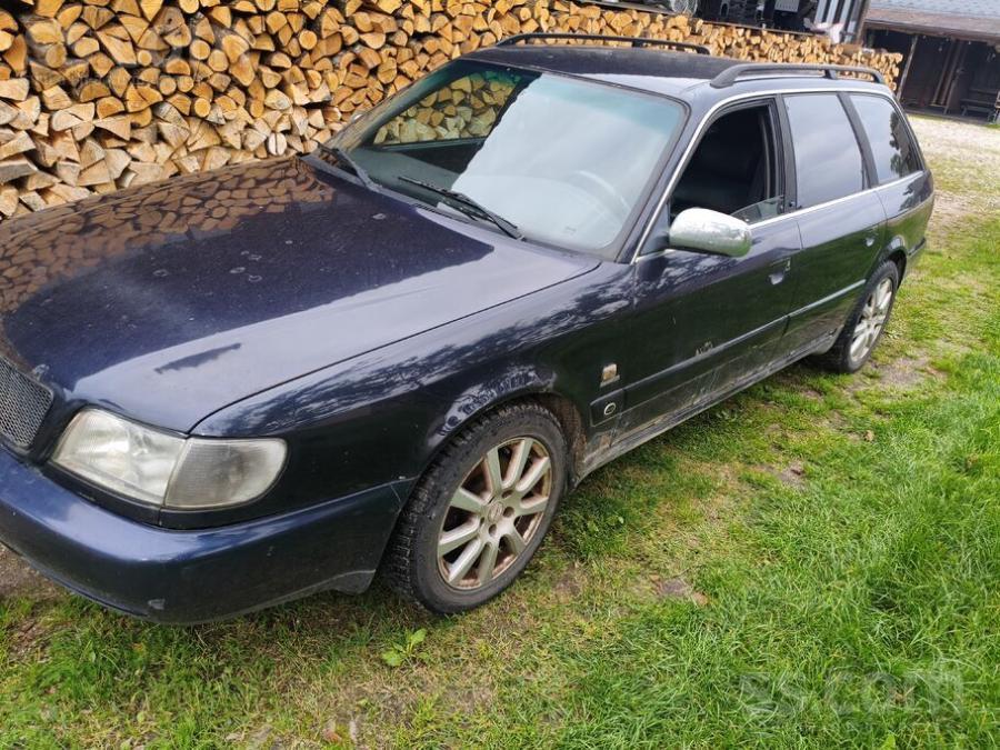 Blue Audi A6 1996 in Tukums, with an engine capacity of 2.50 L and mileage of 414 thousand km for 1700 €, photo 1 on AUTOMOTO.COM.LV