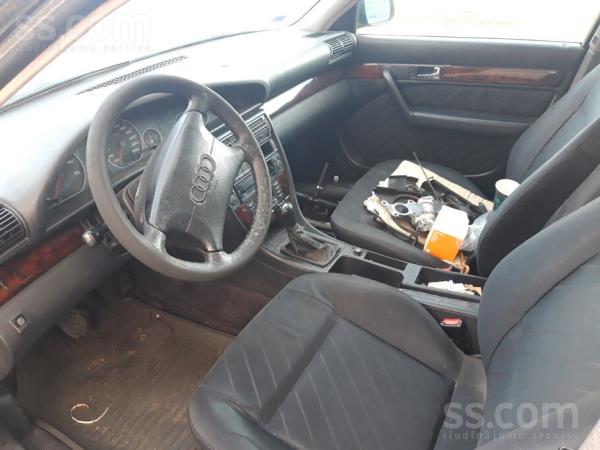 Blue Audi A6 1996 in Riga, with an engine capacity of 1.70 L and mileage of 300 thousand km for 300 €, photo 6 on AUTOMOTO.COM.LV