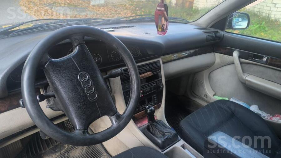 Blue Audi A6 1996 in Daugavpils, with an engine capacity of 2.50 L and mileage of 500 thousand km for 1200 €, photo 3 on AUTOMOTO.COM.LV