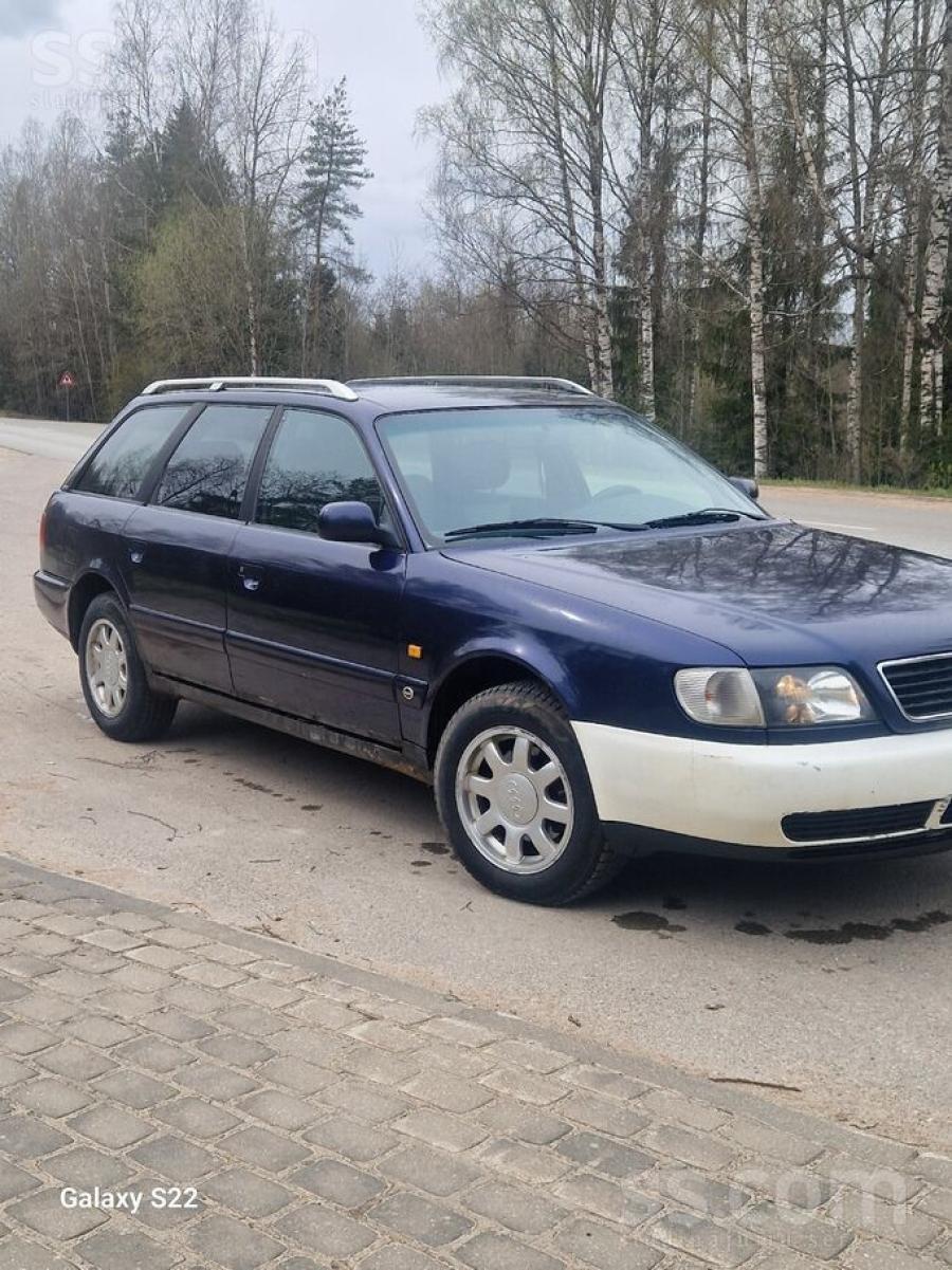 Blue Audi A6 1997 in Aluksne, with an engine capacity of 2.50 L and mileage of 430 thousand km for 1200 €, photo 1 on AUTOMOTO.COM.LV