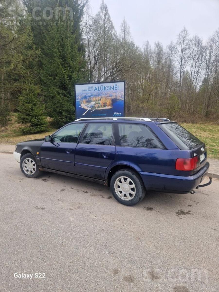 Blue Audi A6 1997 in Aluksne, with an engine capacity of 2.50 L and mileage of 430 thousand km for 1200 €, photo 3 on AUTOMOTO.COM.LV