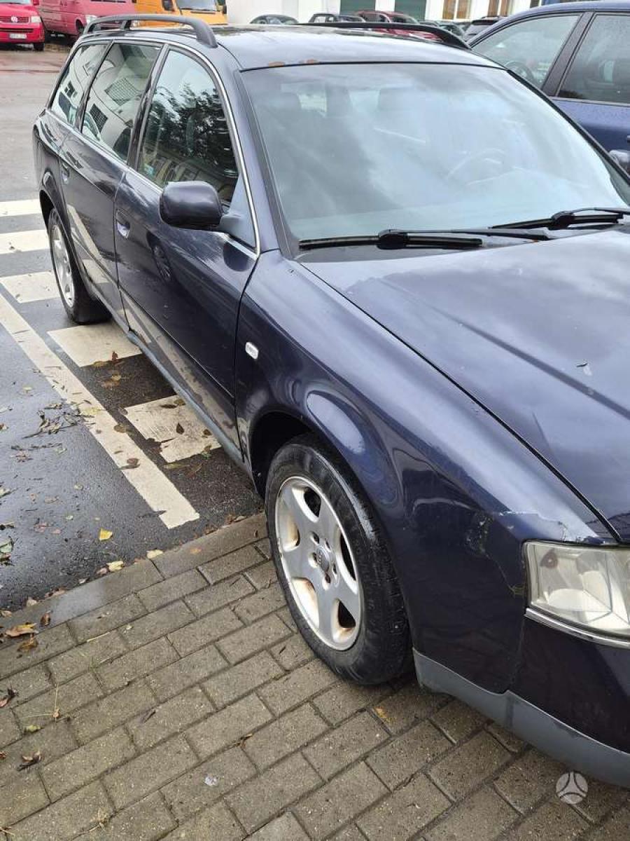 Blue Audi A6 1998 in Vilnius, with an engine capacity of 2.50 L and mileage of 360 thousand km for 600 €, photo 4 on AUTOMOTO.COM.LV