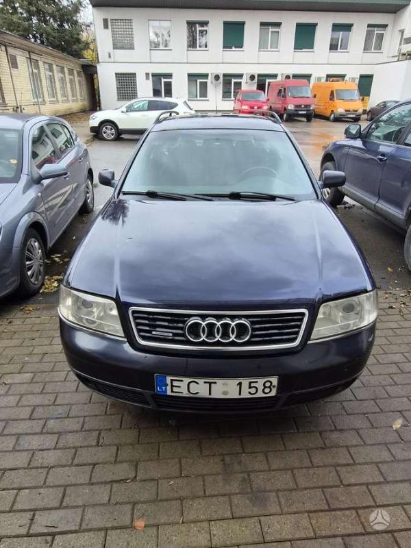 Blue Audi A6 1998 in Vilnius, with an engine capacity of 2.50 L and mileage of 360 thousand km for 600 €, photo 4 on AUTOMOTO.COM.LV