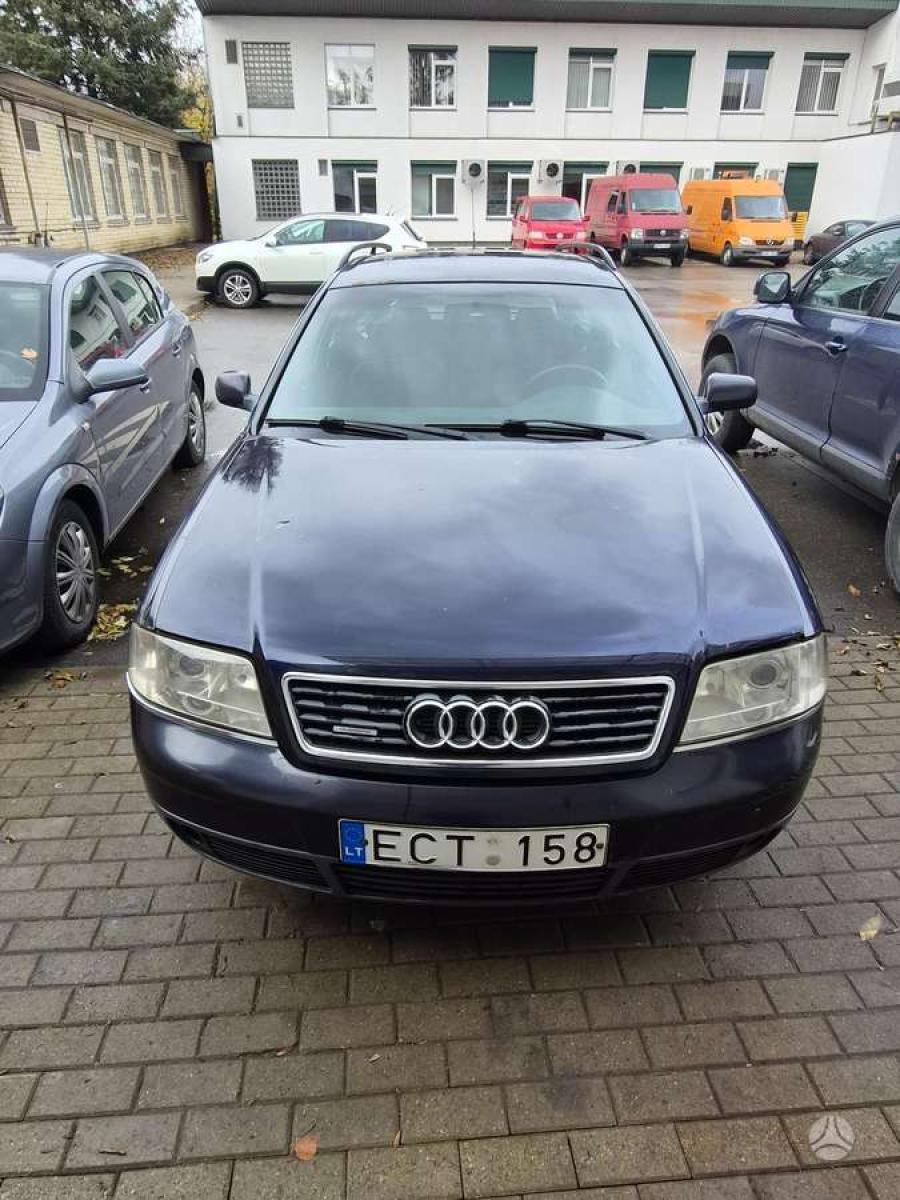Blue Audi A6 1998 in Vilnius, with an engine capacity of 2.50 L and mileage of 360 thousand km for 600 €, photo 5 on AUTOMOTO.COM.LV