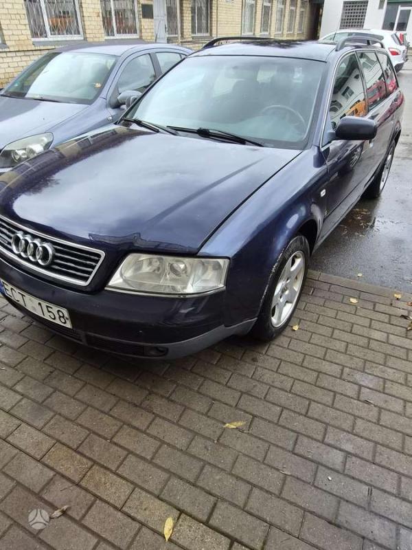 Blue Audi A6 1998 in Vilnius, with an engine capacity of 2.50 L and mileage of 360 thousand km for 600 €, photo 5 on AUTOMOTO.COM.LV
