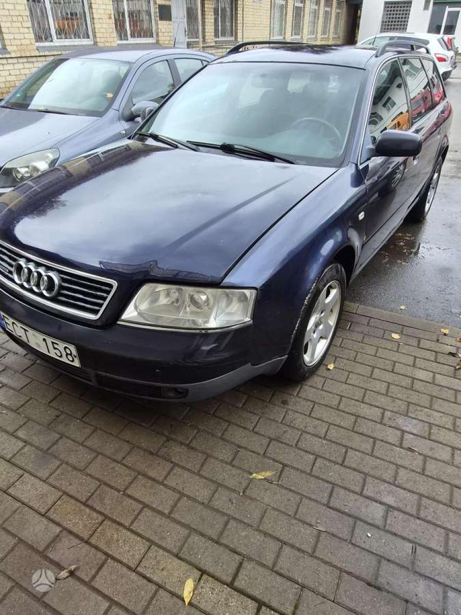 Blue Audi A6 1998 in Vilnius, with an engine capacity of 2.50 L and mileage of 360 thousand km for 600 €, photo 6 on AUTOMOTO.COM.LV