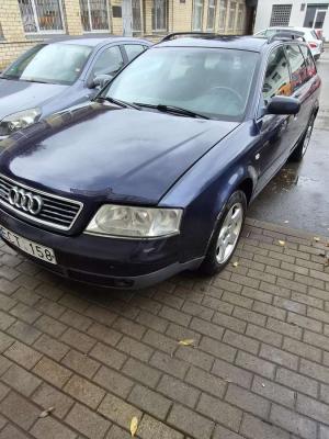Blue Audi A6 1998 in Vilnius, with an engine capacity of 2.50 L and mileage of 360 thousand km for 600 €, photo 7 on AUTOMOTO.COM.LV