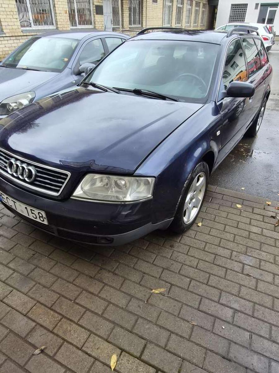 Blue Audi A6 1998 in Vilnius, with an engine capacity of 2.50 L and mileage of 360 thousand km for 600 €, photo 7 on AUTOMOTO.COM.LV
