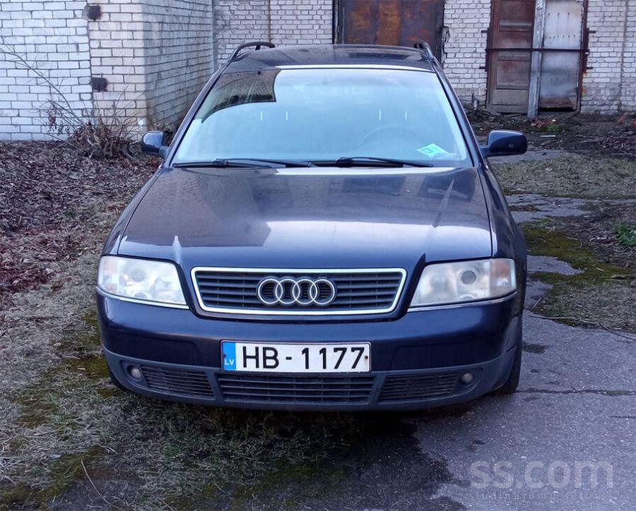 Blue Audi A6 1998 in Riga, with an engine capacity of 2.40 L and mileage of 293 thousand km for 900 €, photo 1 on AUTOMOTO.COM.LV