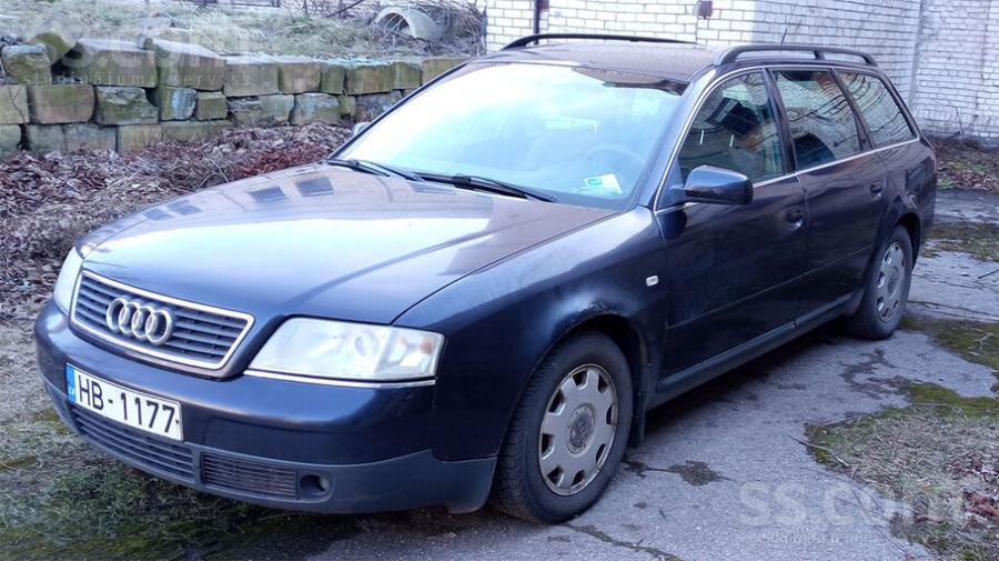 Blue Audi A6 1998 in Riga, with an engine capacity of 2.40 L and mileage of 293 thousand km for 900 €, photo 3 on AUTOMOTO.COM.LV