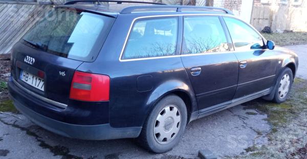 Blue Audi A6 1998 in Riga, with an engine capacity of 2.40 L and mileage of 293 thousand km for 900 €, photo 4 on AUTOMOTO.COM.LV