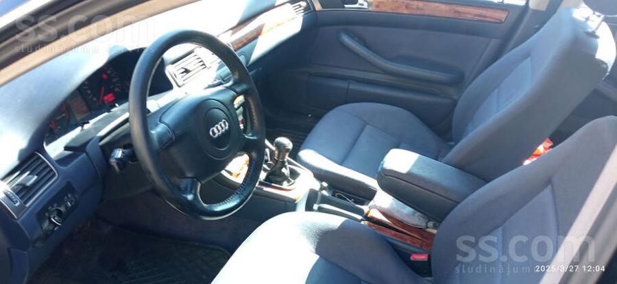 Blue Audi A6 1998 in Riga, with an engine capacity of 2.40 L and mileage of 293 thousand km for 900 €, photo 7 on AUTOMOTO.COM.LV