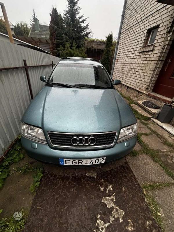 Zils Audi A6 1998 Kauņa, ar dzinēja tilpumu 2.50 L un nobraukumu 259 tūkst. km par 600 €, foto 1 vietnē AUTOMOTO.COM.LV
