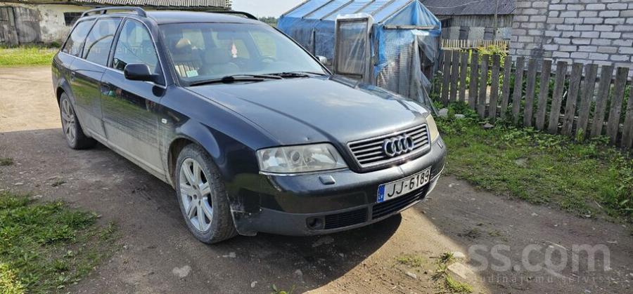 Blue Audi A6 1999 in Liepaja, with an engine capacity of 2.40 L and mileage of 413 thousand km for 14500 €, photo 1 on AUTOMOTO.COM.LV
