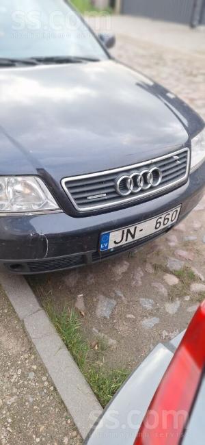 Zils Audi A6 1999 Liepāja, ar dzinēja tilpumu 2.50 L un nobraukumu 0 tūkst. km par 1100 €, foto  vietnē AUTOMOTO.COM.LV