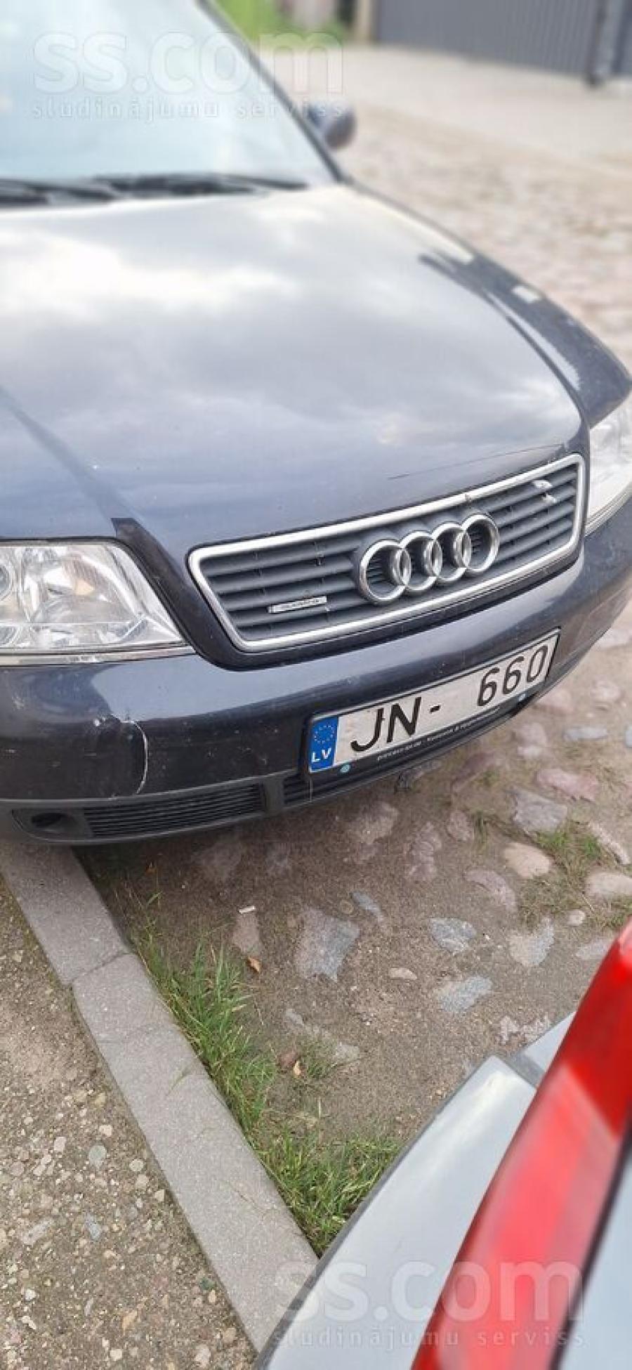 Zils Audi A6 1999 Liepāja, ar dzinēja tilpumu 2.50 L un nobraukumu 0 tūkst. km par 1100 €, foto 1 vietnē AUTOMOTO.COM.LV