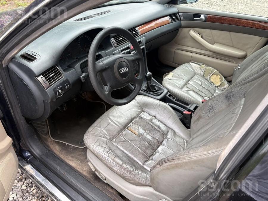 Zils Audi A6 1999 Rīga, ar dzinēja tilpumu 1.90 L un nobraukumu 620 tūkst. km par 480 €, foto 6 vietnē AUTOMOTO.COM.LV