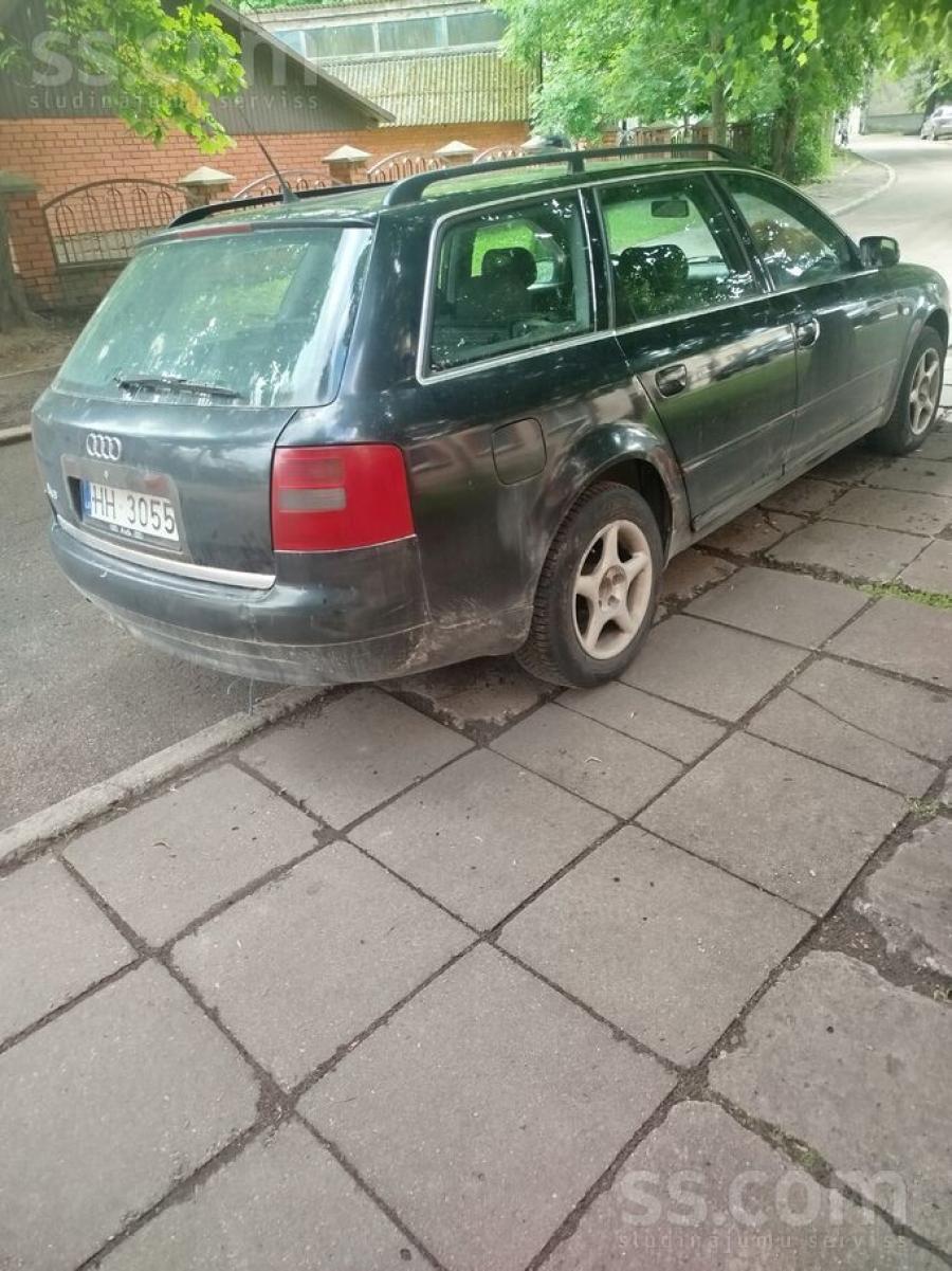 Blue Audi A6 1999 in Daugavpils, with an engine capacity of 2.50 L and mileage of 396 thousand km for 650 €, photo 1 on AUTOMOTO.COM.LV