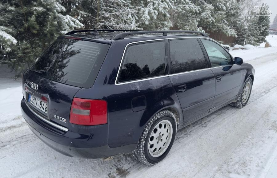 Blue Audi A6 2000 in Marijampole, with an engine capacity of 2.50 L and mileage of 400 thousand km for 1350 €, photo 3 on AUTOMOTO.COM.LV