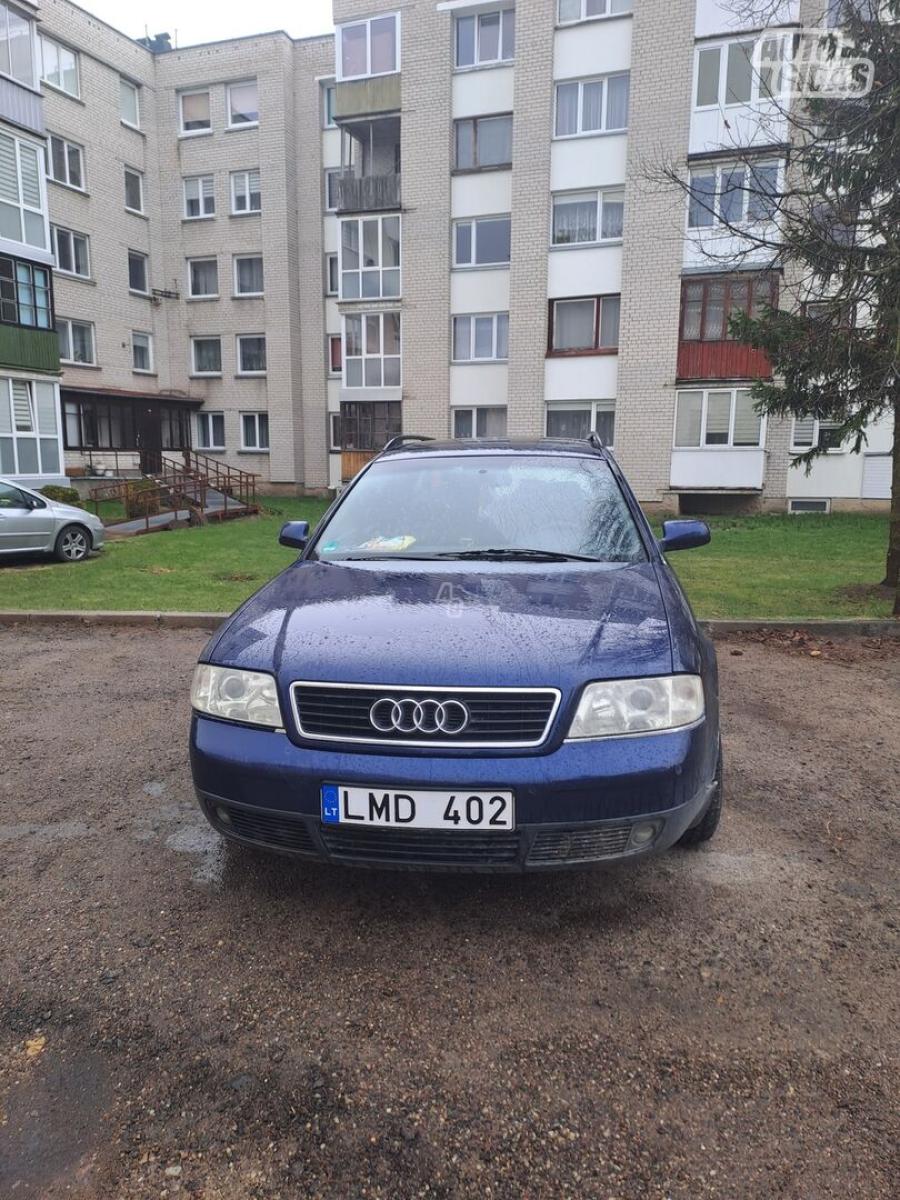 Blue Audi A6 2000 in Vilnius, with an engine capacity of 2.40 L and mileage of 364 thousand km for 600 €, photo 1 on AUTOMOTO.COM.LV