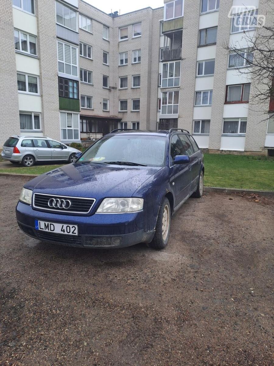 Blue Audi A6 2000 in Vilnius, with an engine capacity of 2.40 L and mileage of 364 thousand km for 600 €, photo 3 on AUTOMOTO.COM.LV