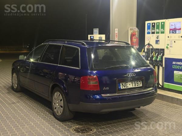 Blue Audi A6 2000 in Daugavpils, with an engine capacity of 1.90 L and mileage of 384 thousand km for 1850 €, photo 3 on AUTOMOTO.COM.LV