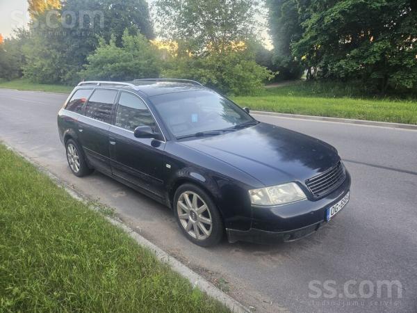 Blue Audi A6 2000 in Daugavpils, with an engine capacity of 1.90 L and mileage of 398 thousand km for 2000 €, photo 1 on AUTOMOTO.COM.LV