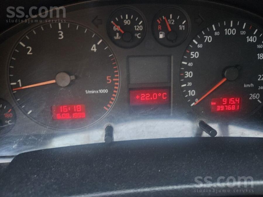 Zils Audi A6 2000 Daugavpils, ar dzinēja tilpumu 1.90 L un nobraukumu 398 tūkst. km par 2000 €, foto 6 vietnē AUTOMOTO.COM.LV