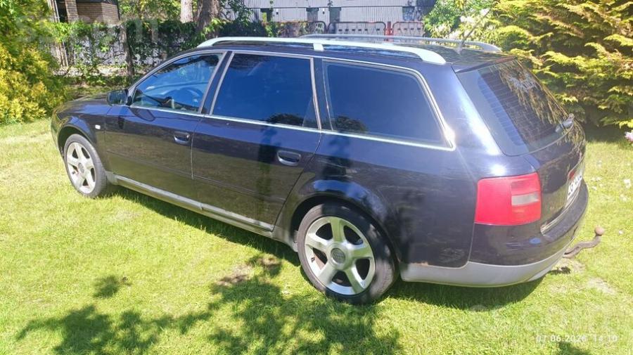 Blue Audi A6 2000 in Riga, with an engine capacity of 2.50 L and mileage of 395 thousand km for 700 €, photo 5 on AUTOMOTO.COM.LV