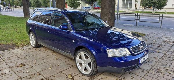 Blue Audi A6 2000 in Kaunas, with an engine capacity of 2.50 L and mileage of 400 thousand km for 950 €, photo 4 on AUTOMOTO.COM.LV