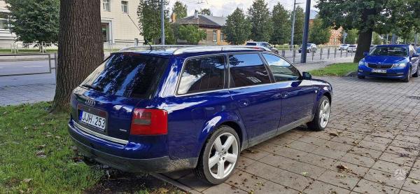 Blue Audi A6 2000 in Kaunas, with an engine capacity of 2.50 L and mileage of 400 thousand km for 950 €, photo 5 on AUTOMOTO.COM.LV