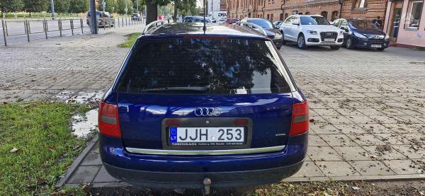 Blue Audi A6 2000 in Kaunas, with an engine capacity of 2.50 L and mileage of 400 thousand km for 950 €, photo 6 on AUTOMOTO.COM.LV