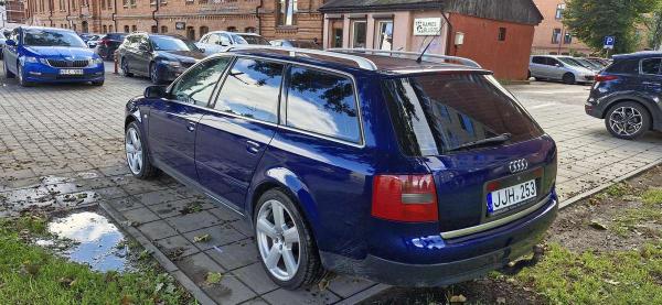 Blue Audi A6 2000 in Kaunas, with an engine capacity of 2.50 L and mileage of 400 thousand km for 950 €, photo 7 on AUTOMOTO.COM.LV