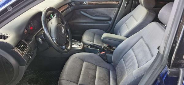 Blue Audi A6 2000 in Kaunas, with an engine capacity of 2.50 L and mileage of 400 thousand km for 950 €, photo 9 on AUTOMOTO.COM.LV