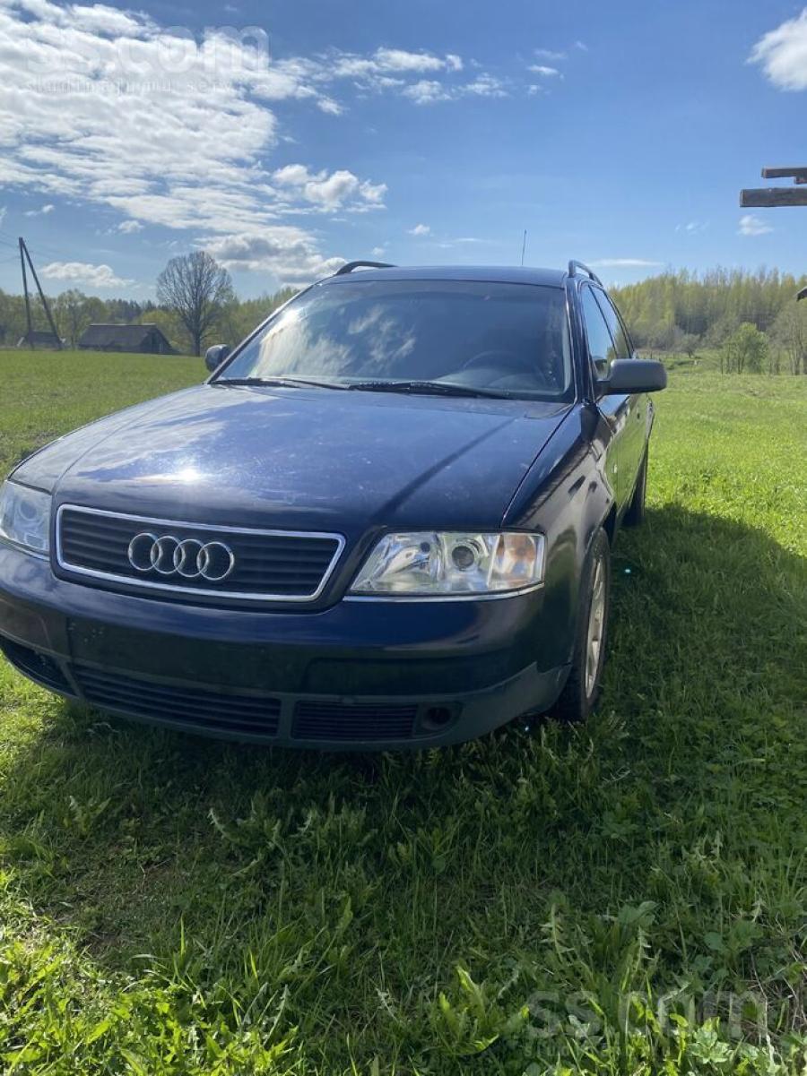 Zils Audi A6 2001 Alūksne, ar dzinēja tilpumu 2.50 L un nobraukumu 347 tūkst. km par 3800 €, foto 1 vietnē AUTOMOTO.COM.LV
