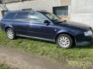 Zils Audi A6 2001 Alūksne, ar dzinēja tilpumu 2.50 L un nobraukumu 347 tūkst. km par 3800 €, foto 4 vietnē AUTOMOTO.COM.LV