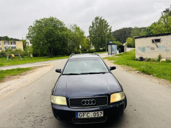 Blue Audi A6 2001 in Vilnius, with an engine capacity of 2.40 L and mileage of 416 thousand km for 800 €, photo 1 on AUTOMOTO.COM.LV