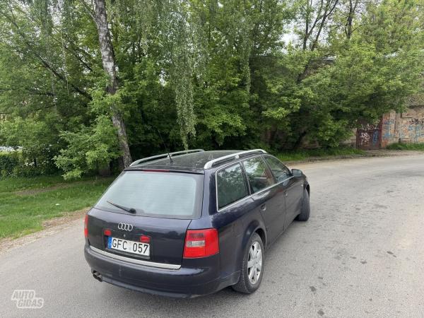 Blue Audi A6 2001 in Vilnius, with an engine capacity of 2.40 L and mileage of 416 thousand km for 800 €, photo 6 on AUTOMOTO.COM.LV