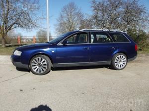 Zils Audi A6 2001 Rīga, ar dzinēja tilpumu 2.40 L un nobraukumu 319 tūkst. km par 2800 €, foto  vietnē AUTOMOTO.COM.LV