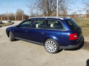 Blue Audi A6 2001 in Riga, with an engine capacity of 2.40 L and mileage of 319 thousand km for 2800 €, photo 3 on AUTOMOTO.COM.LV