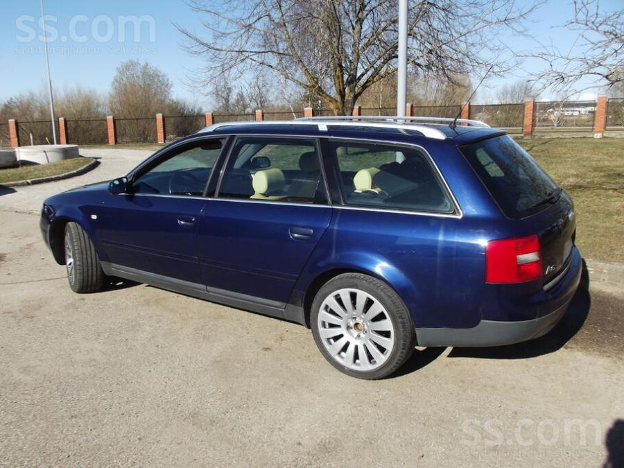 Blue Audi A6 2001 in Riga, with an engine capacity of 2.40 L and mileage of 319 thousand km for 2800 €, photo 3 on AUTOMOTO.COM.LV