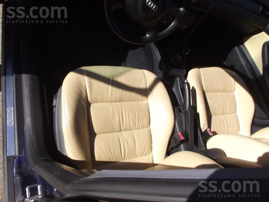 Blue Audi A6 2001 in Riga, with an engine capacity of 2.40 L and mileage of 319 thousand km for 2800 €, photo 9 on AUTOMOTO.COM.LV