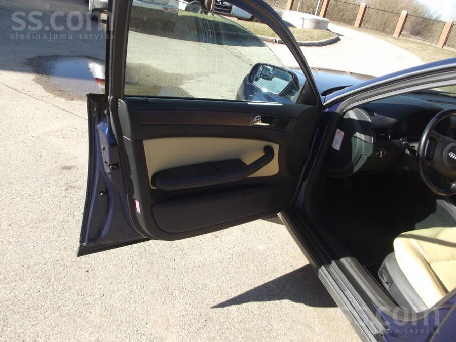 Blue Audi A6 2001 in Riga, with an engine capacity of 2.40 L and mileage of 319 thousand km for 2800 €, photo 19 on AUTOMOTO.COM.LV