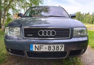 Zils Audi A6 2001 Liepāja, ar dzinēja tilpumu 3.00 L un nobraukumu 321 tūkst. km par 2500 €, foto  vietnē AUTOMOTO.COM.LV