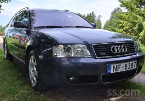Zils Audi A6 2001 Liepāja, ar dzinēja tilpumu 3.00 L un nobraukumu 321 tūkst. km par 2500 €, foto 4 vietnē AUTOMOTO.COM.LV