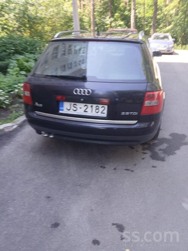 Zils Audi A6 2001 Jūrmala, ar dzinēja tilpumu 2.50 L un nobraukumu 310 tūkst. km par 1500 €, foto 2 vietnē AUTOMOTO.COM.LV