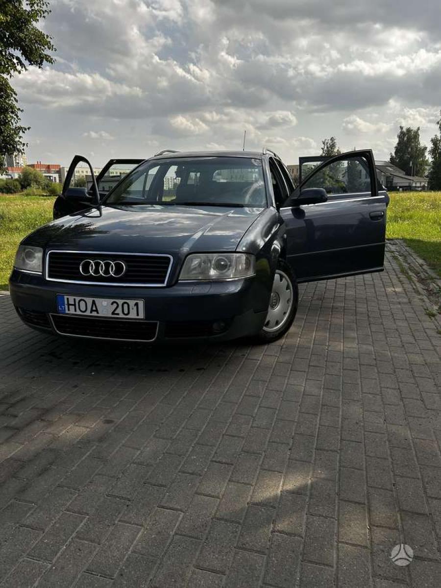 Синий Ауди А6 2001 в Паневежис, объемом двигателя 2.50 л и пробегом 339 тыс. км за 1199 €, фото 3 на AUTOMOTO.COM.LV