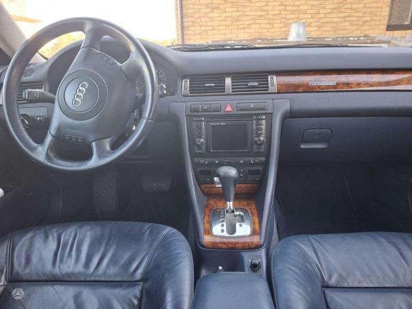 Blue Audi A6 2001 in Vilnius, with an engine capacity of 2.77 L and mileage of 245 thousand km for 1500 €, photo 8 on AUTOMOTO.COM.LV