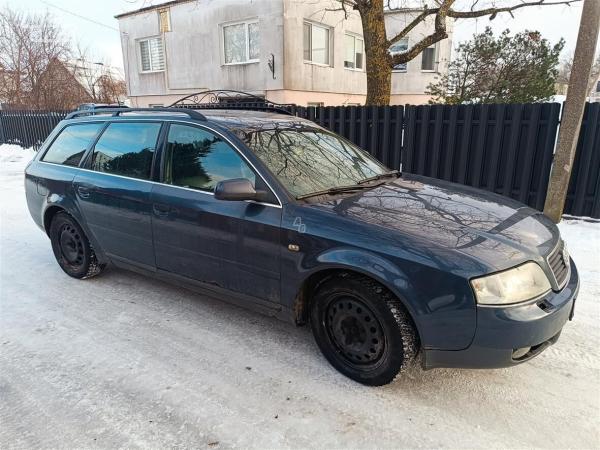 Blue Audi A6 2002 in Vilnius, with an engine capacity of 1.90 L and mileage of 300 thousand km for 900 €, photo 4 on AUTOMOTO.COM.LV
